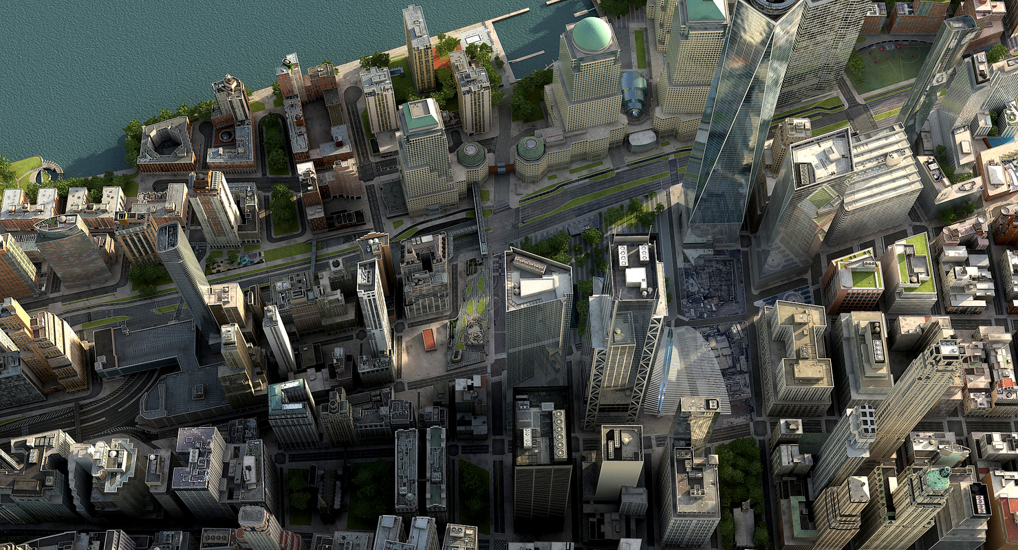 Manhattan lower 3D model - TurboSquid 1385166