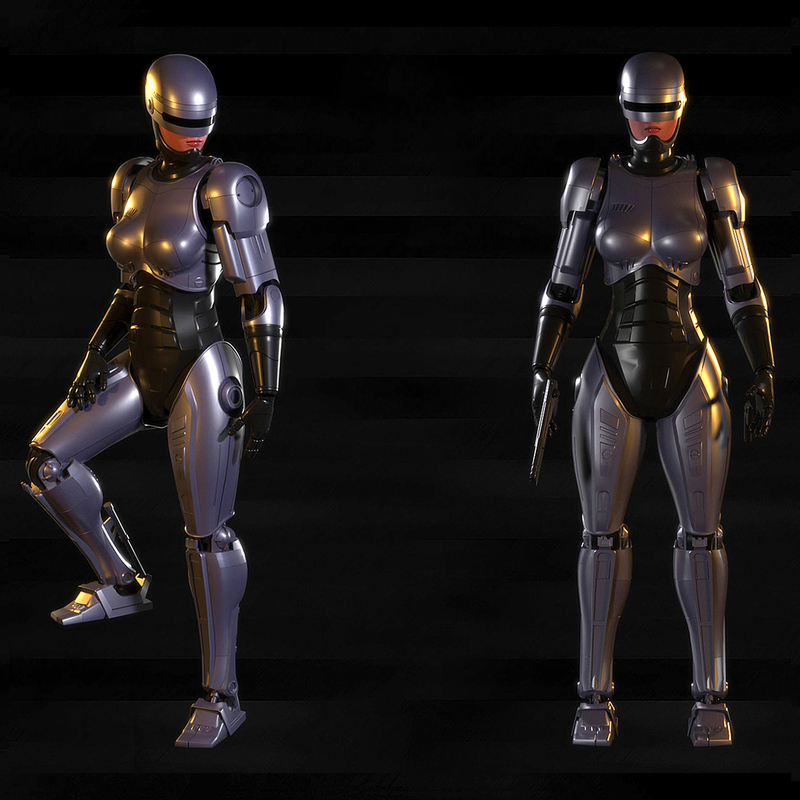 3D model robocop woman - TurboSquid 1385210
