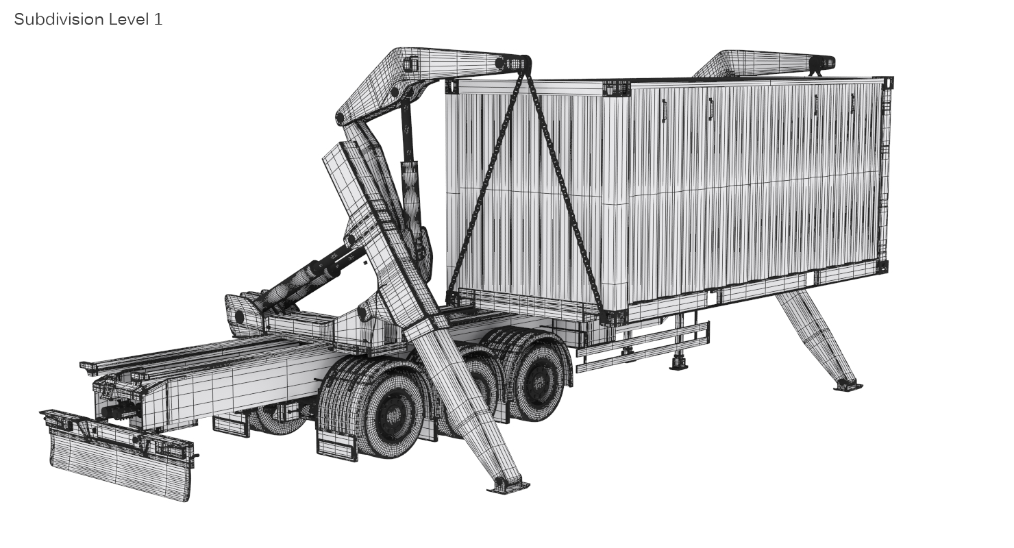 Sidelifter container 3D - TurboSquid 1385233