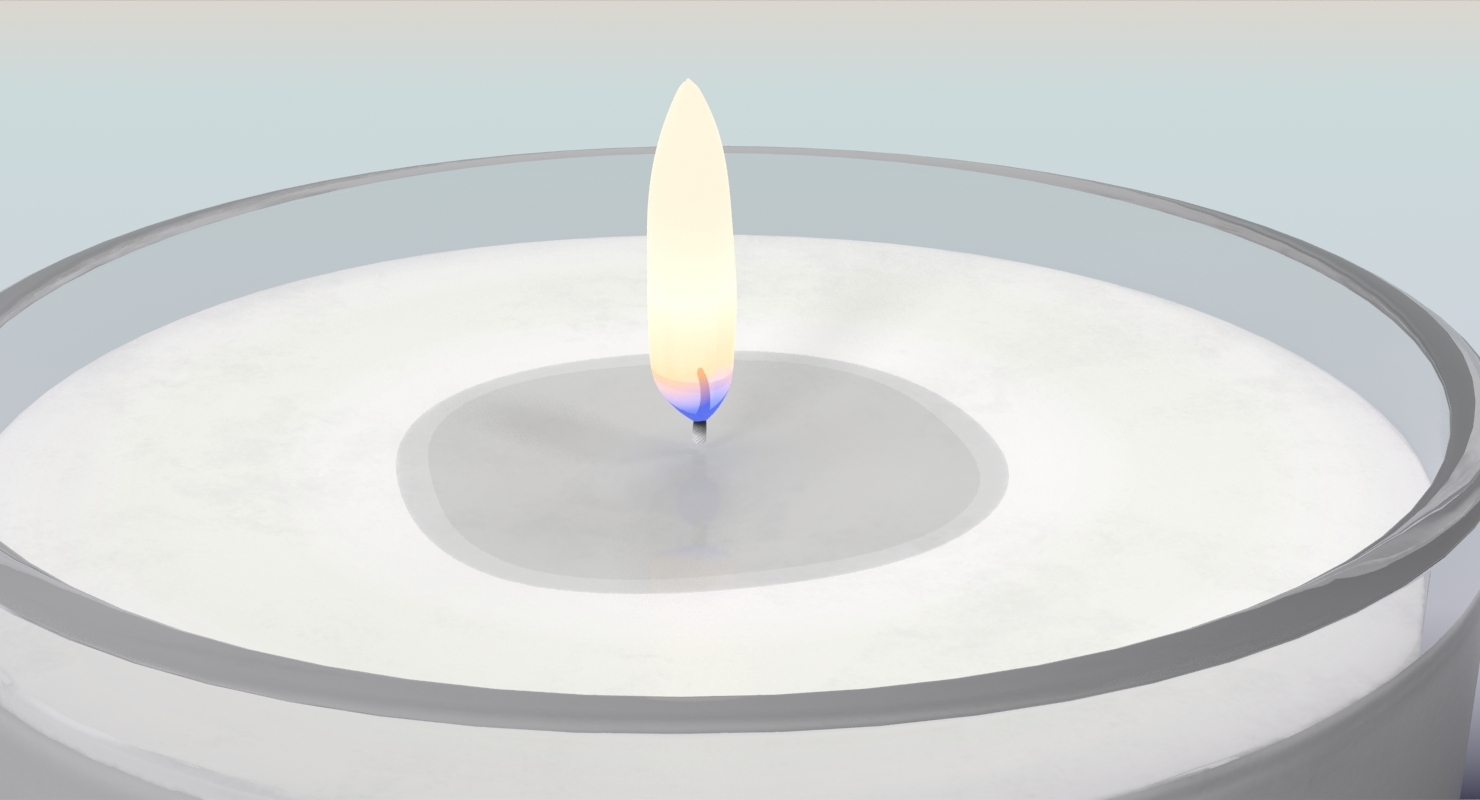 3D simple candles lit unlit - TurboSquid 1385274