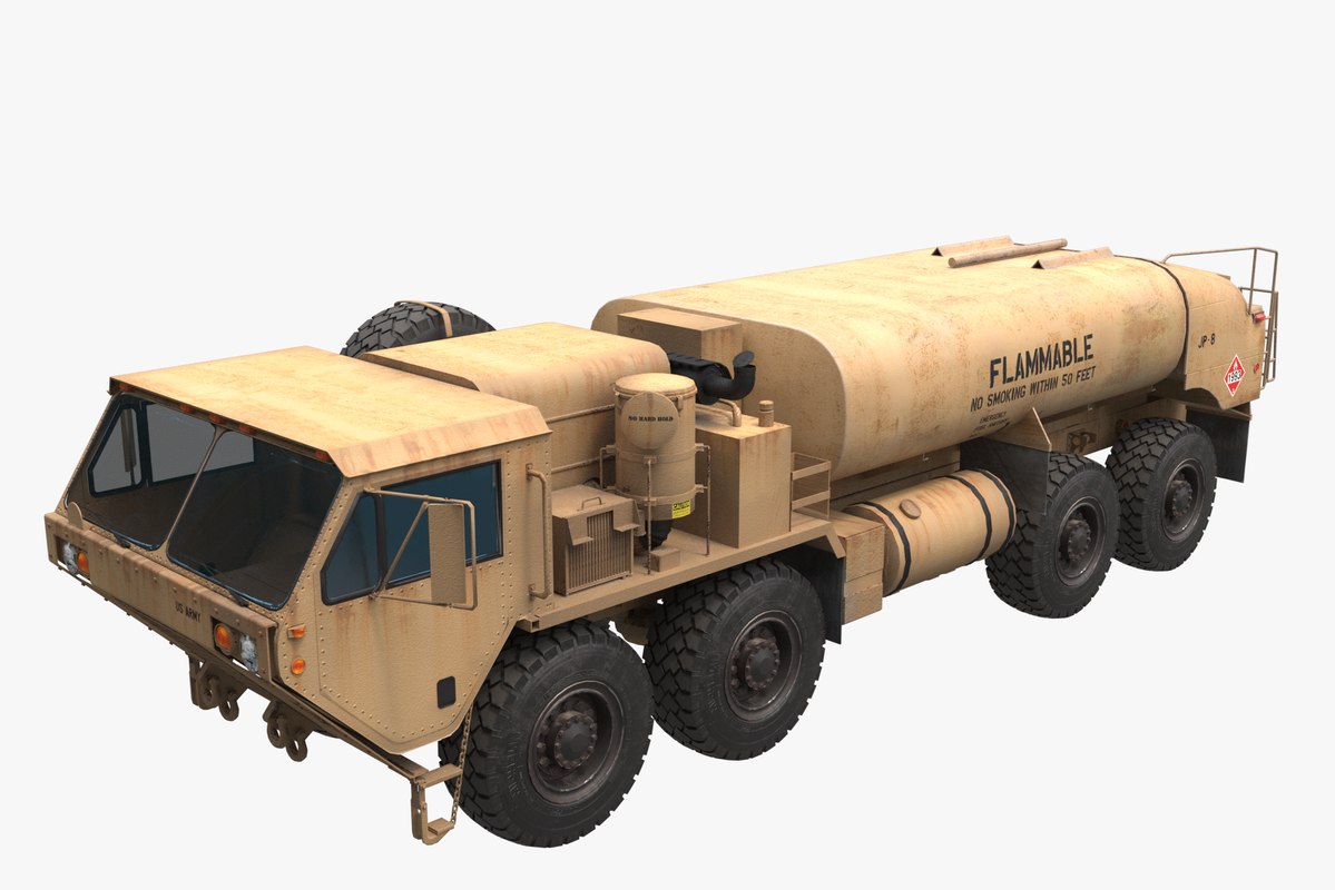 Oshkosh hemtt fuel model - TurboSquid 1385422