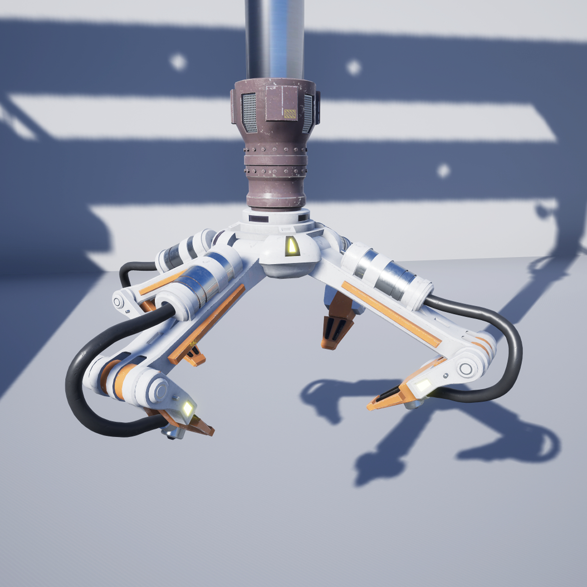 Sci-fi industrial robotic crane 3D model - TurboSquid 1385489