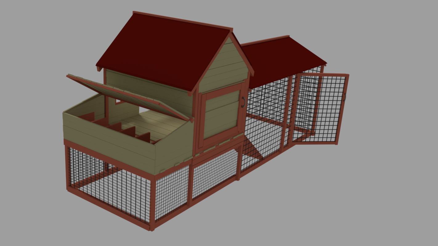 Galinheiro Modelo 3D - TurboSquid 1385519