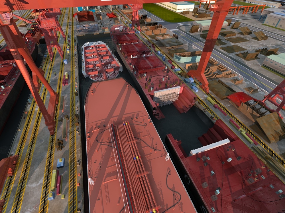 Ship shipyard 3D model - TurboSquid 1385639