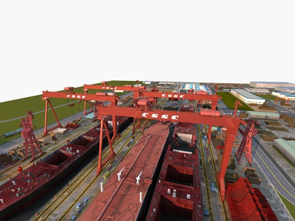Ship shipyard 3D model - TurboSquid 1385639