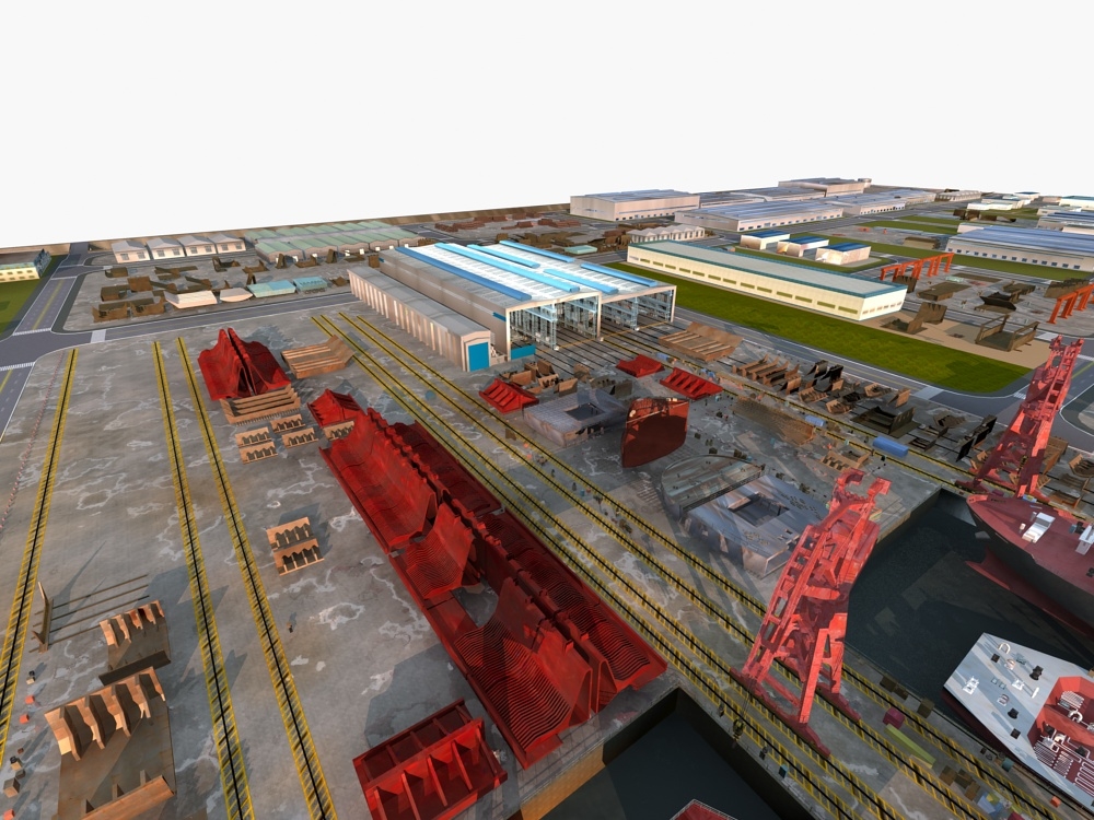 Ship shipyard 3D model - TurboSquid 1385639
