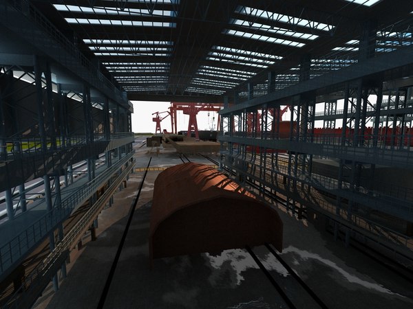 Ship shipyard 3D model - TurboSquid 1385639
