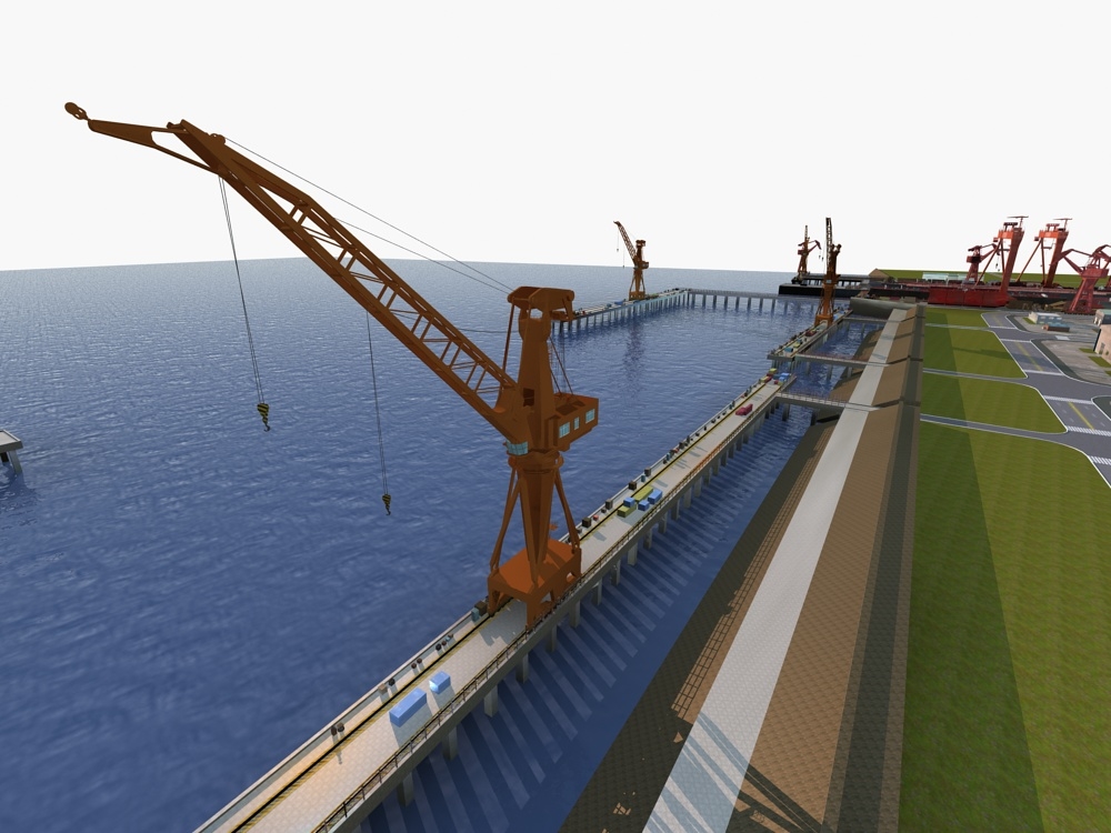 Ship shipyard 3D model - TurboSquid 1385639