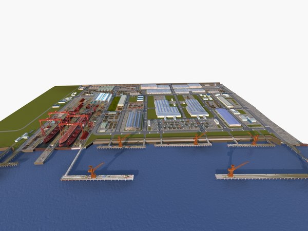 Ship shipyard 3D model - TurboSquid 1385639