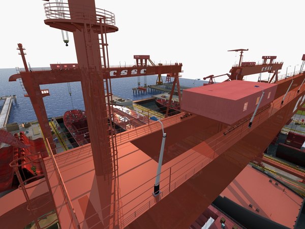 Ship shipyard 3D model - TurboSquid 1385639