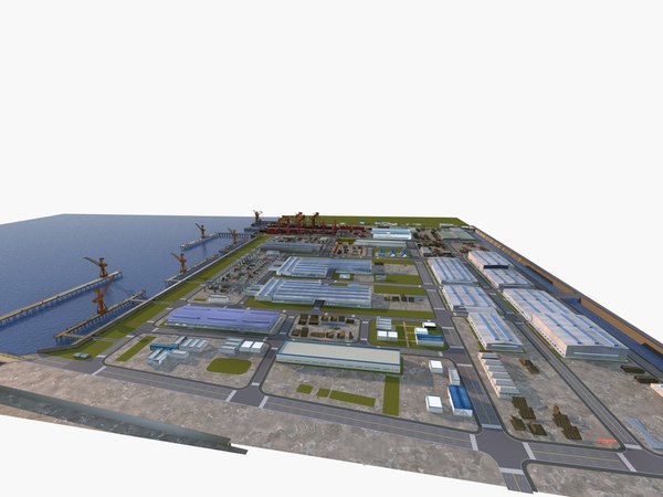 Ship shipyard 3D model - TurboSquid 1385639