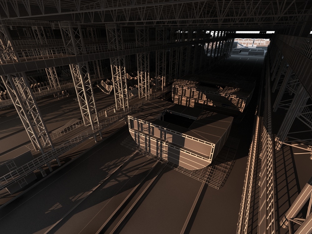 Ship shipyard 3D model - TurboSquid 1385639