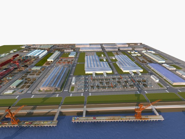 Ship shipyard 3D model - TurboSquid 1385639