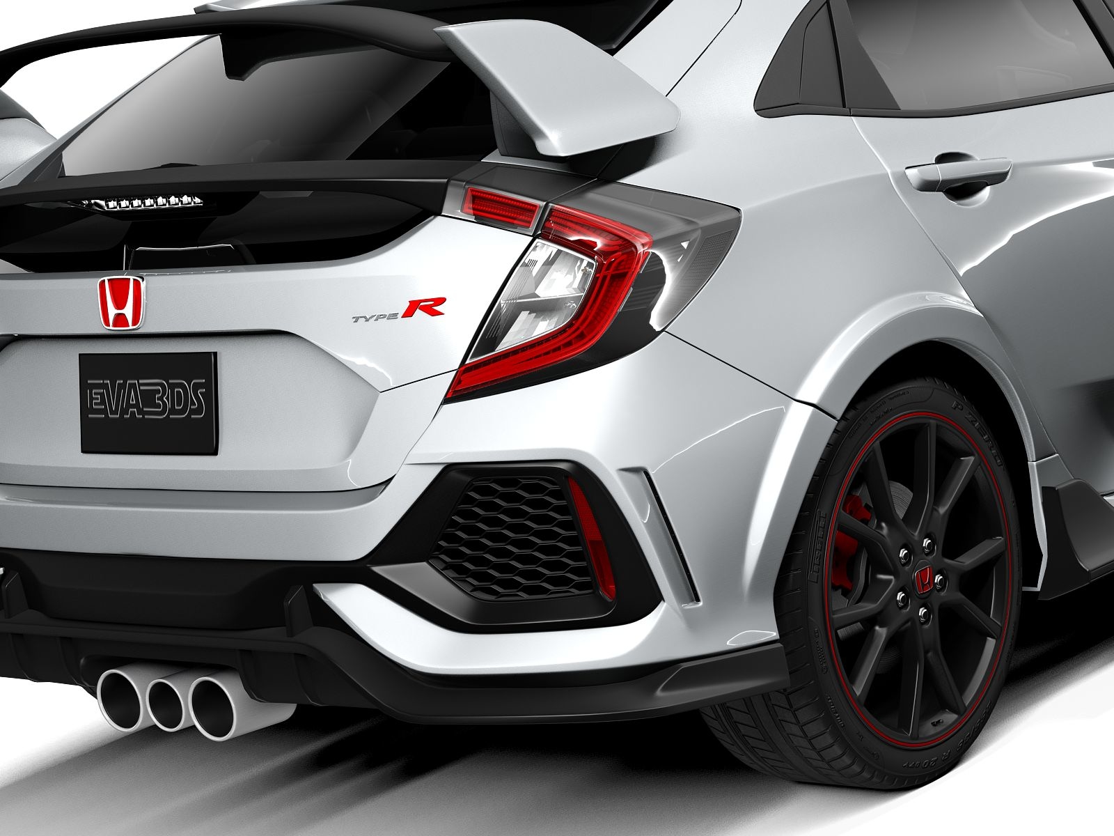 3D honda civic type r model - TurboSquid 1385625