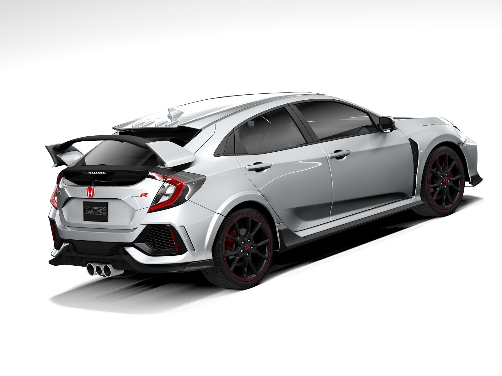 3D honda civic type r model - TurboSquid 1385625