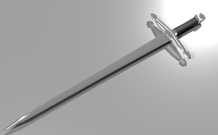 Simple medieval sword model - TurboSquid 1383125