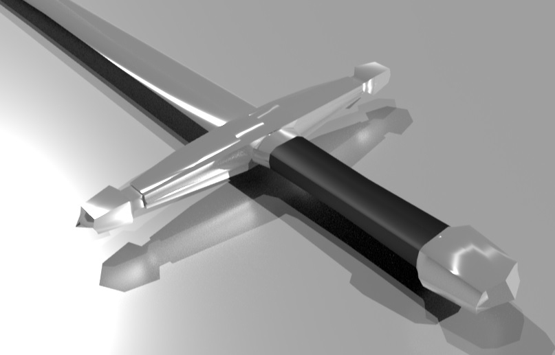 Simple medieval sword model - TurboSquid 1383125