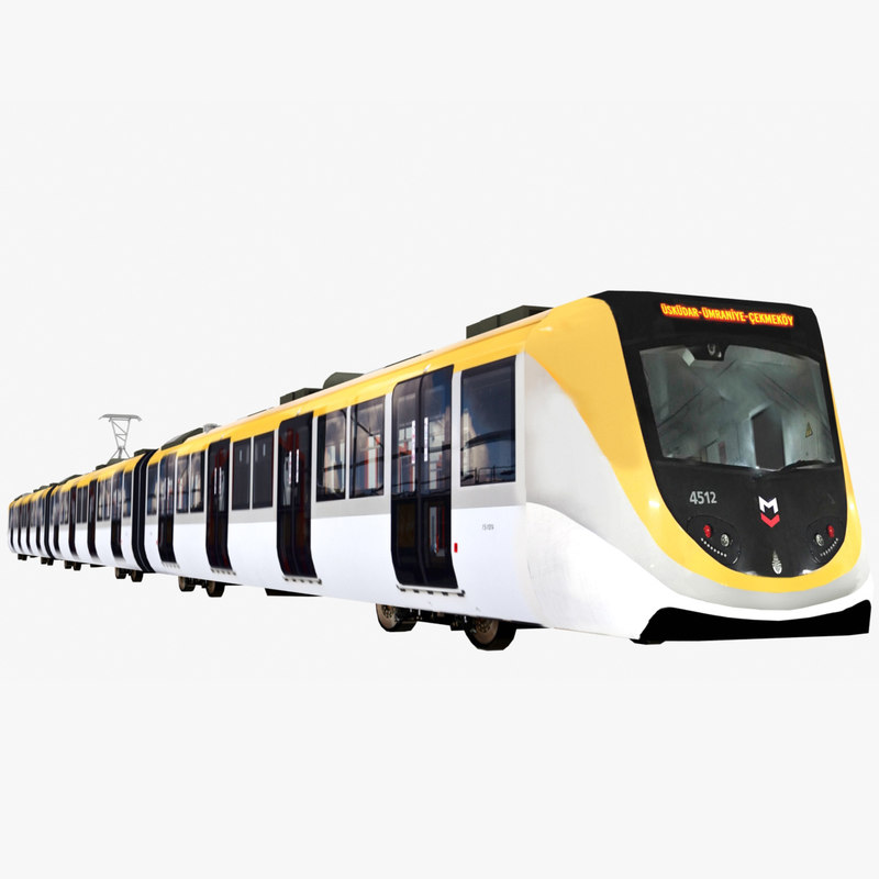 Subway metro train 3D model - TurboSquid 1385785