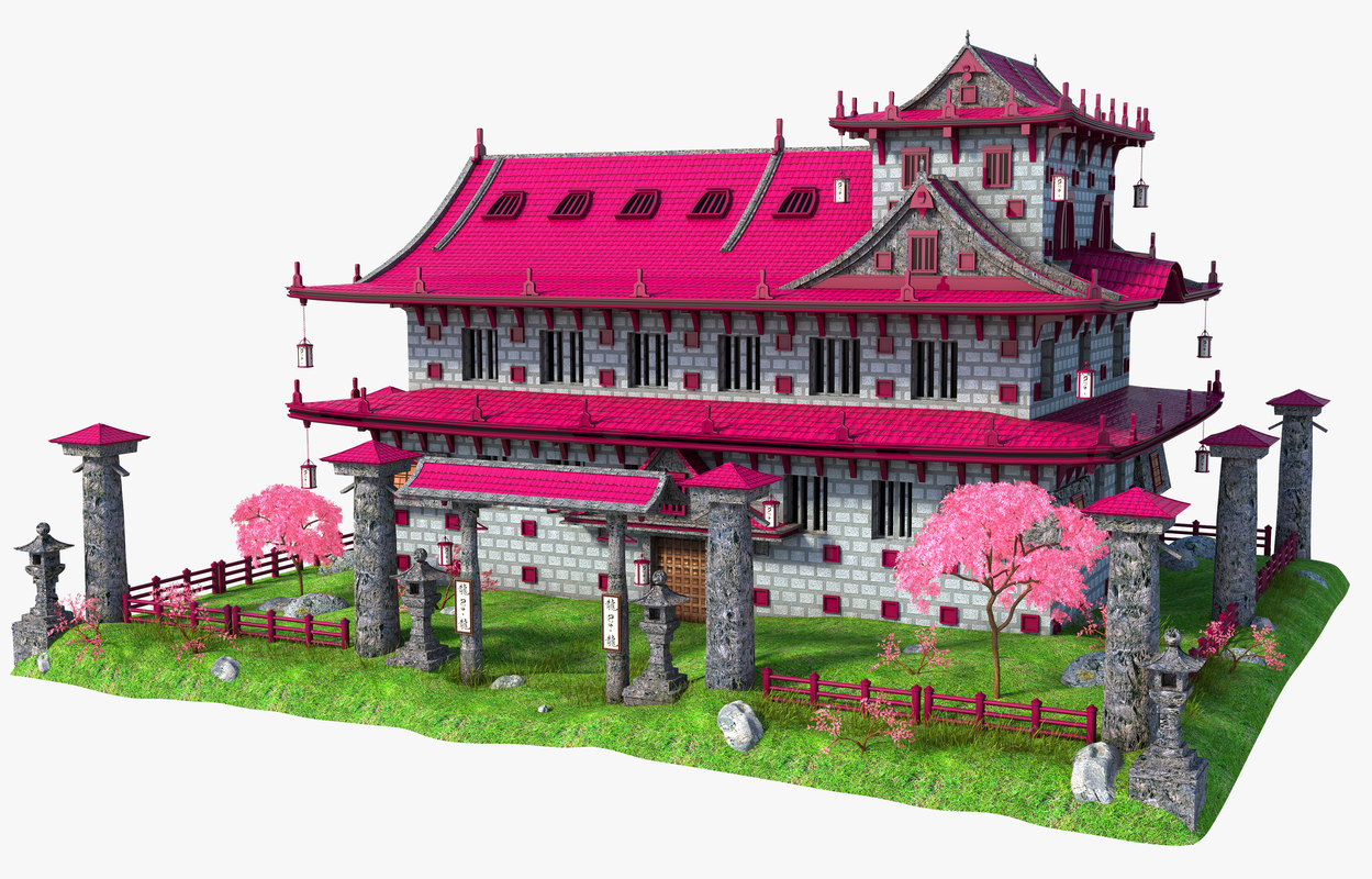 Asia asian house model - TurboSquid 1386022