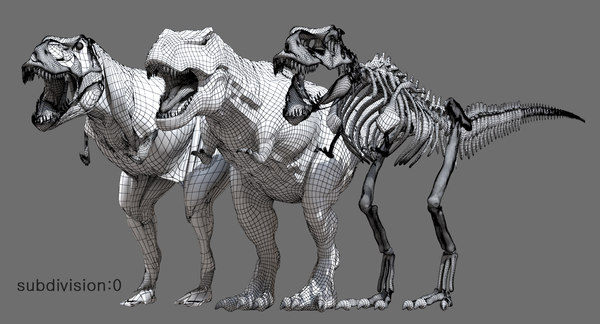 Muscle t rex 3D model - TurboSquid 1386225