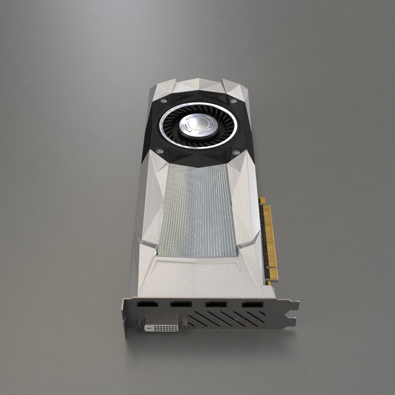 GPU-Grafikkarte 3D-Modell - TurboSquid 1386266