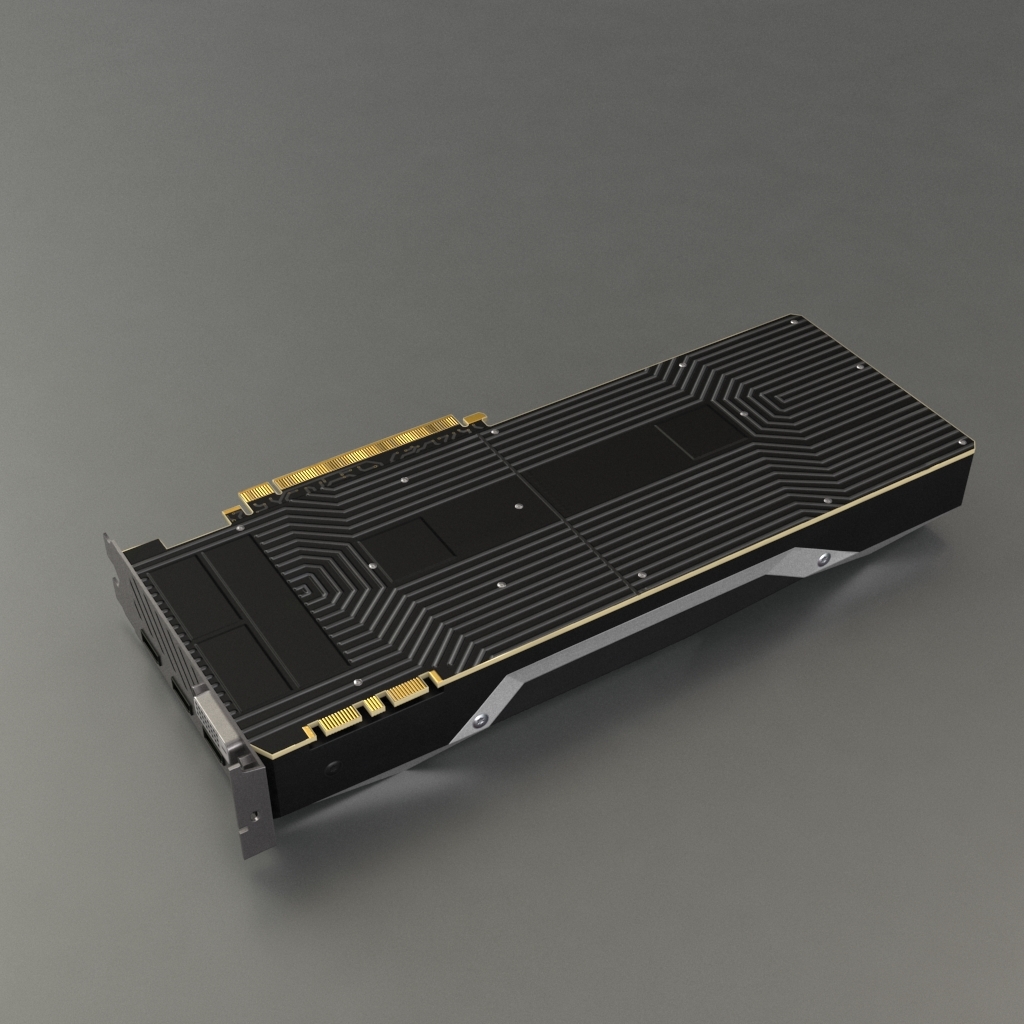 modelo 3d Tarjeta de video GPU - TurboSquid 1386266