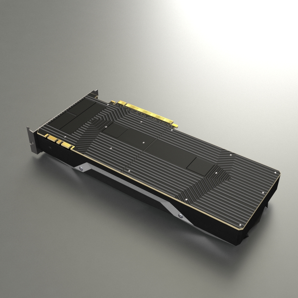 GPU-Grafikkarte 3D-Modell - TurboSquid 1386266