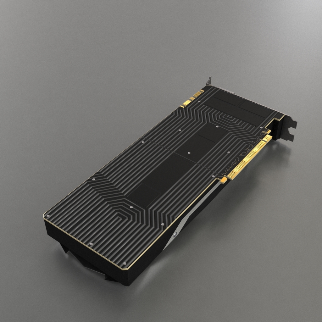 GPU-Grafikkarte 3D-Modell - TurboSquid 1386266