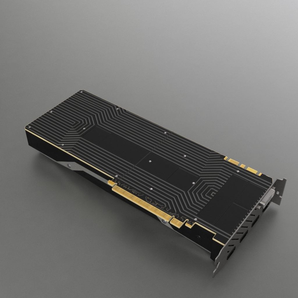 GPU-Grafikkarte 3D-Modell - TurboSquid 1386266