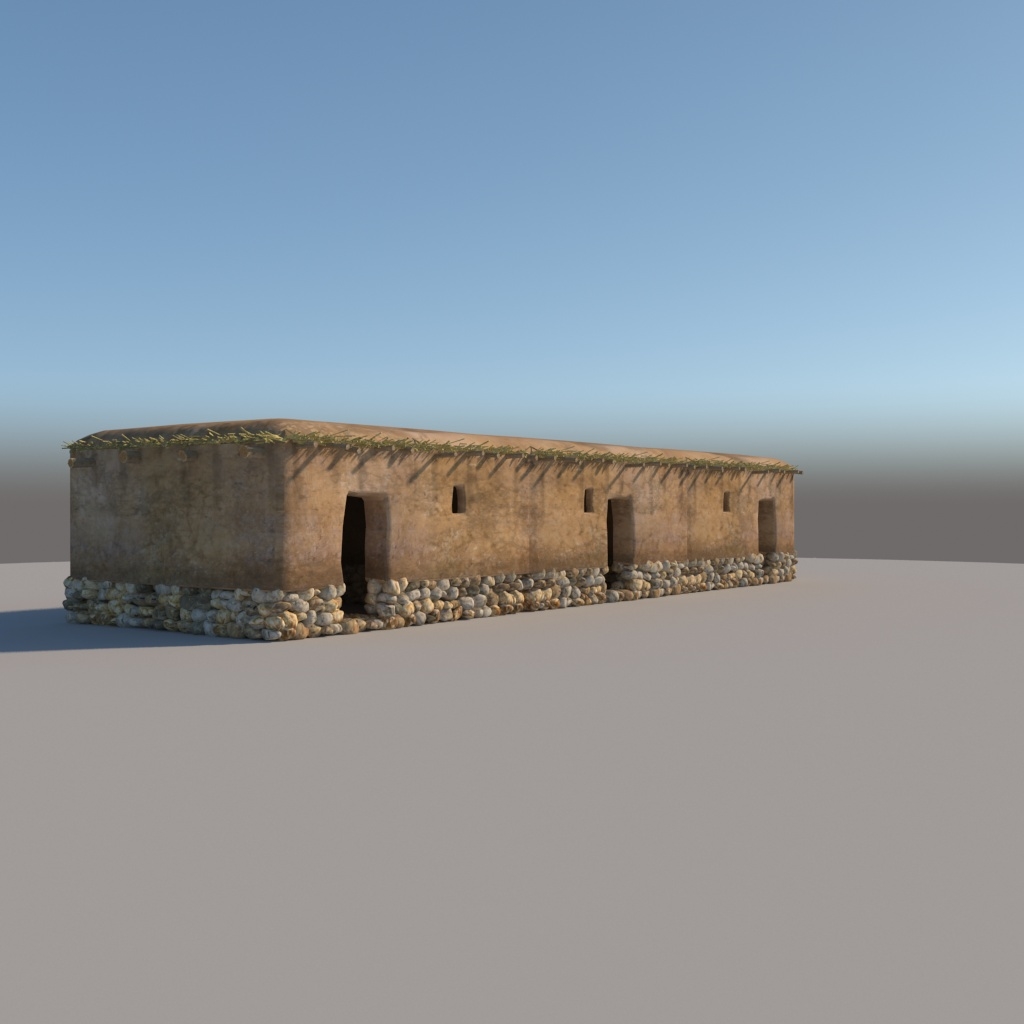 3D prehistoric neolithic structure model - TurboSquid 1386347