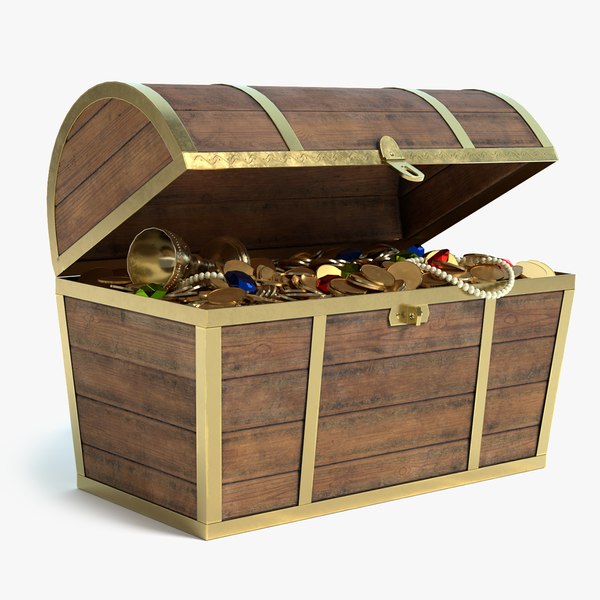 treasure chest 3d model