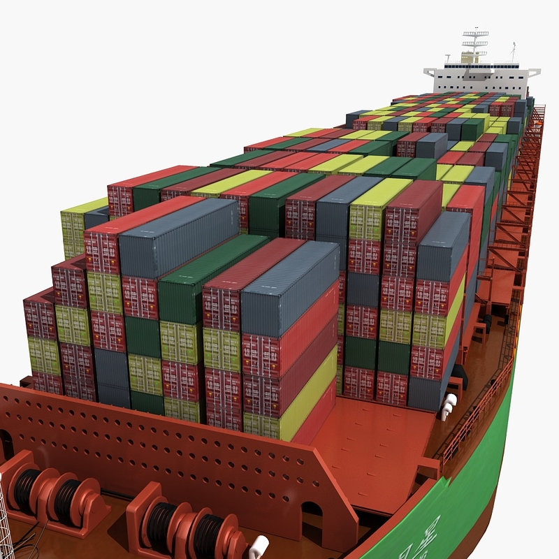 Container ship 3D model - TurboSquid 1386528