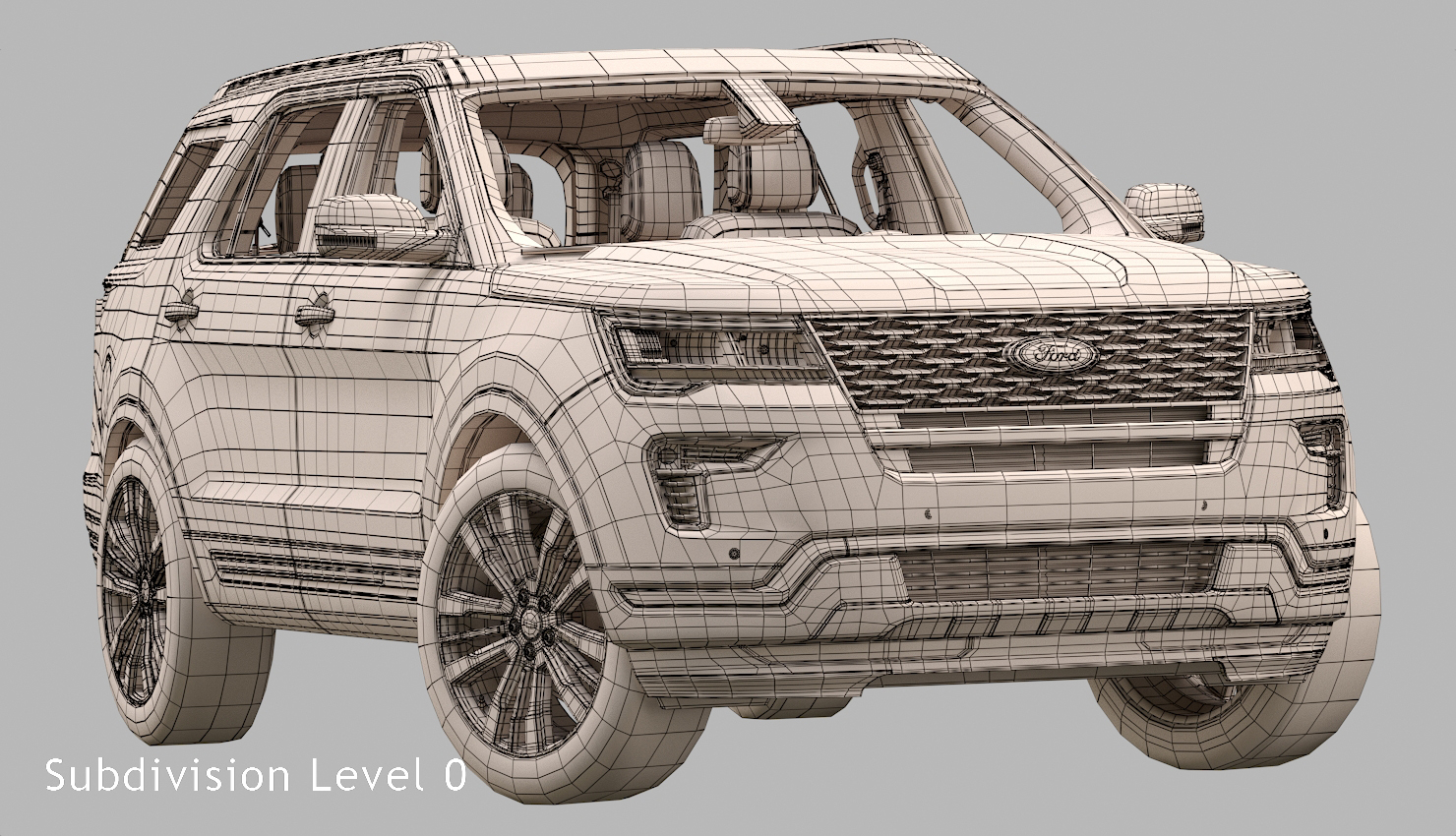 2019 explorer 3D model - TurboSquid 1386615