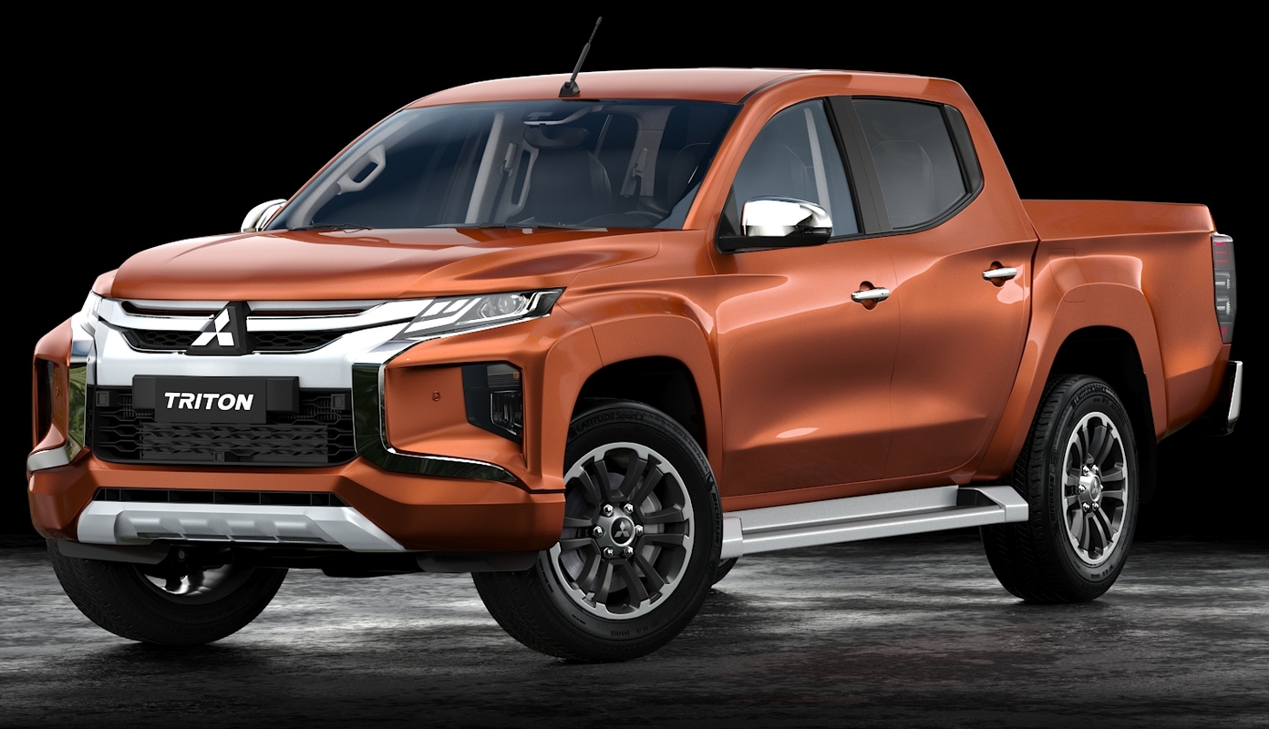 2020 mitsubishi l200 3D model - TurboSquid 1386626