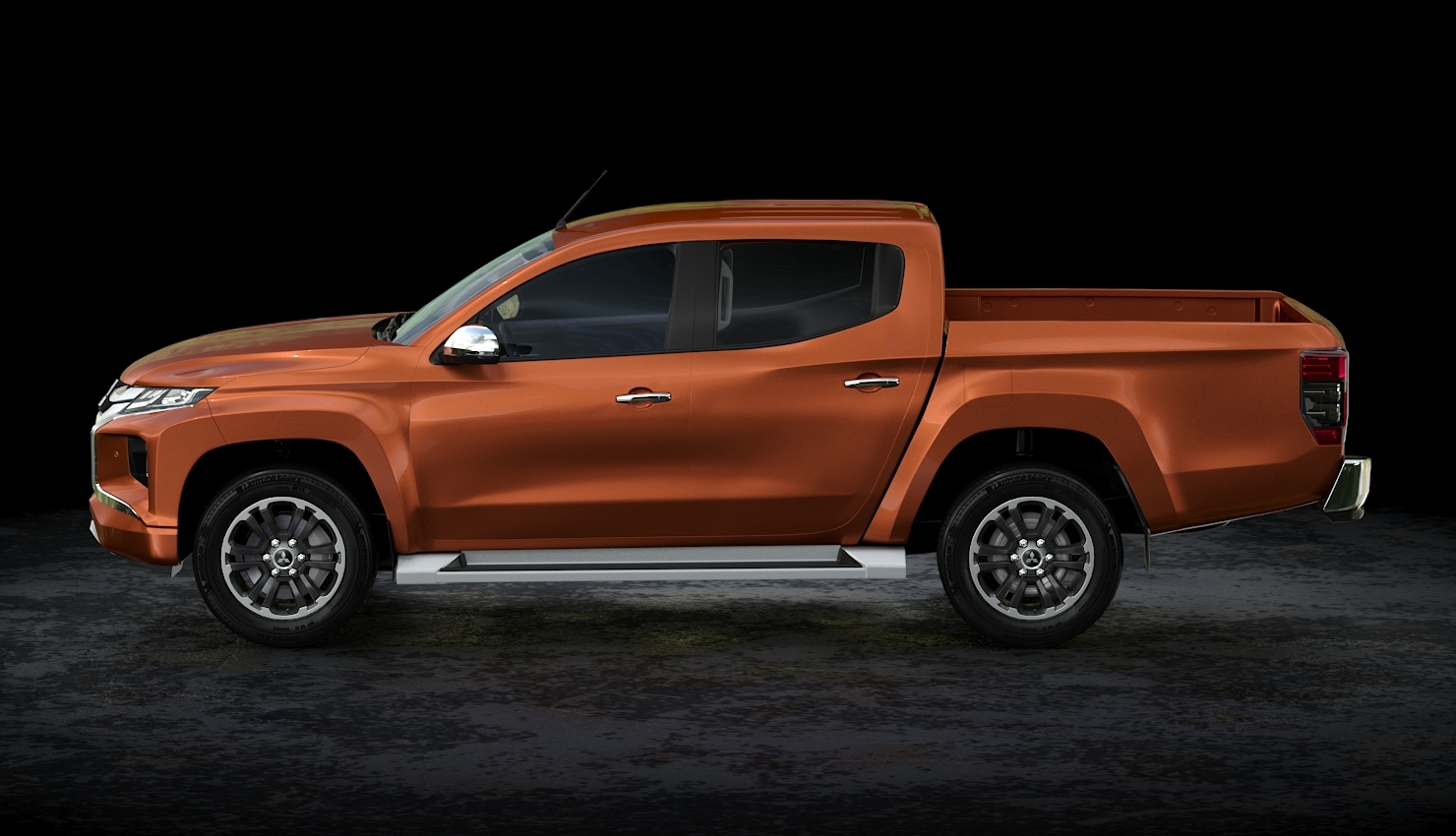 2020 mitsubishi l200 3D model - TurboSquid 1386626