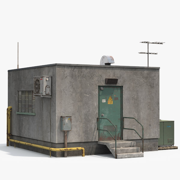 Roof buildings set 3D model - TurboSquid 1386705