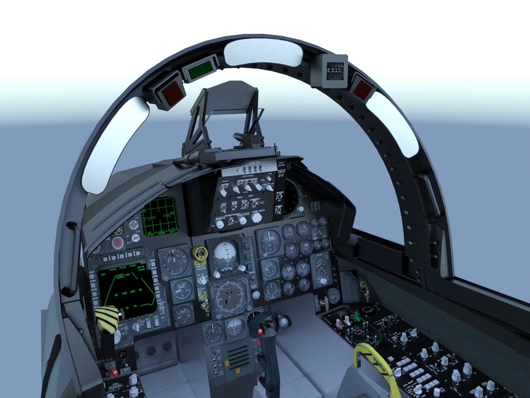 3D f-15c cockpit model - TurboSquid 1386884