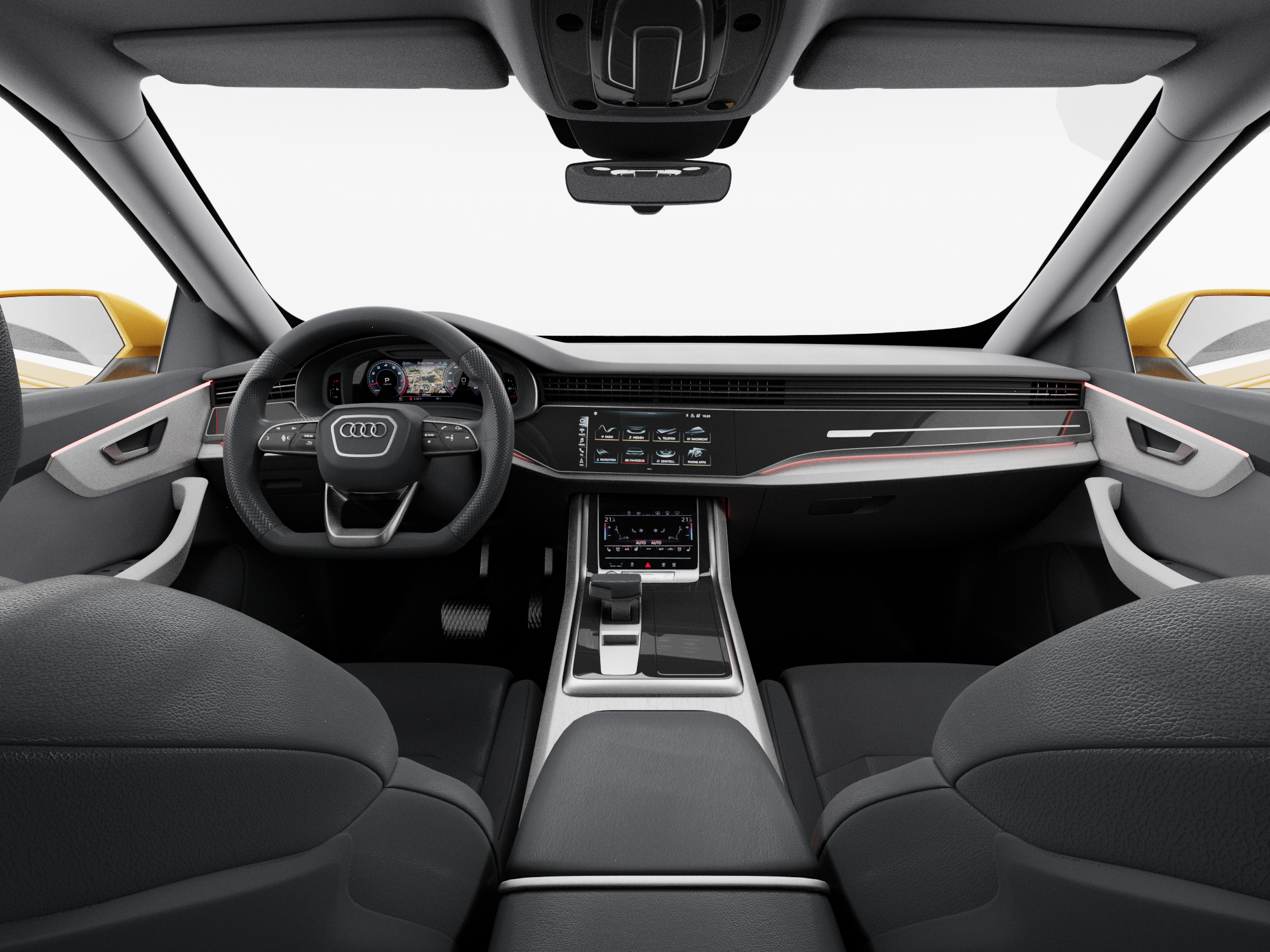 Audi q8 2019 interior 3D model - TurboSquid 1386876