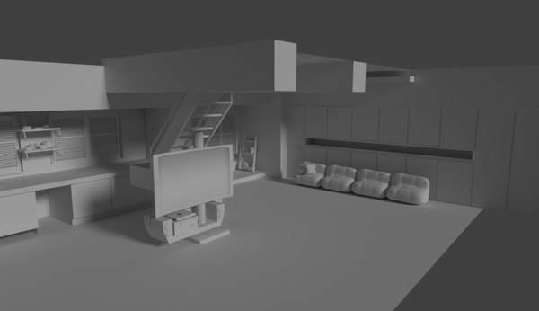 Living Room Blender Models for Download | TurboSquid