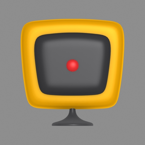 卡通显示器23D模型 - TurboSquid 1340847