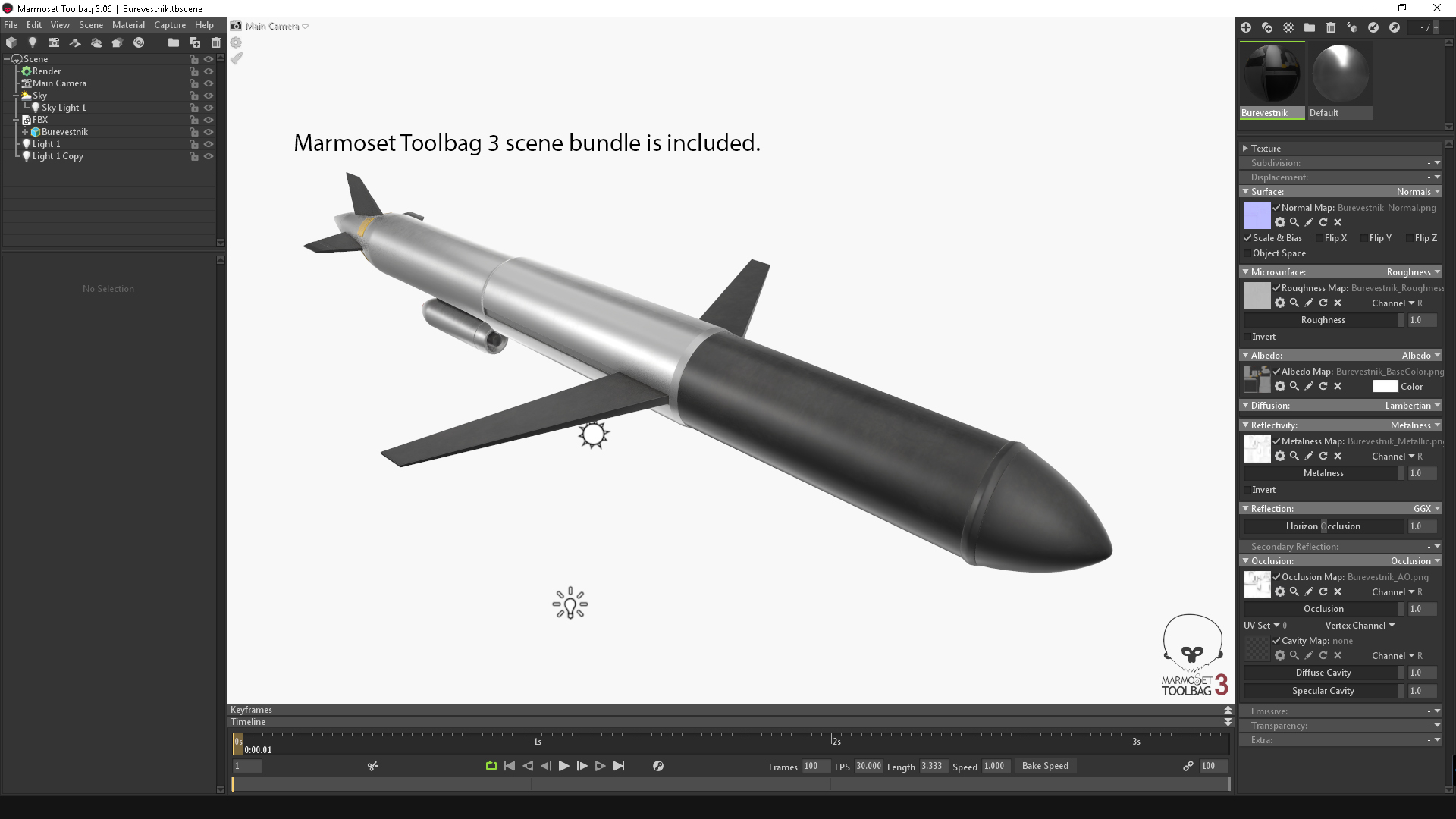 9m730 burevestnik - pbr model - TurboSquid 1387049