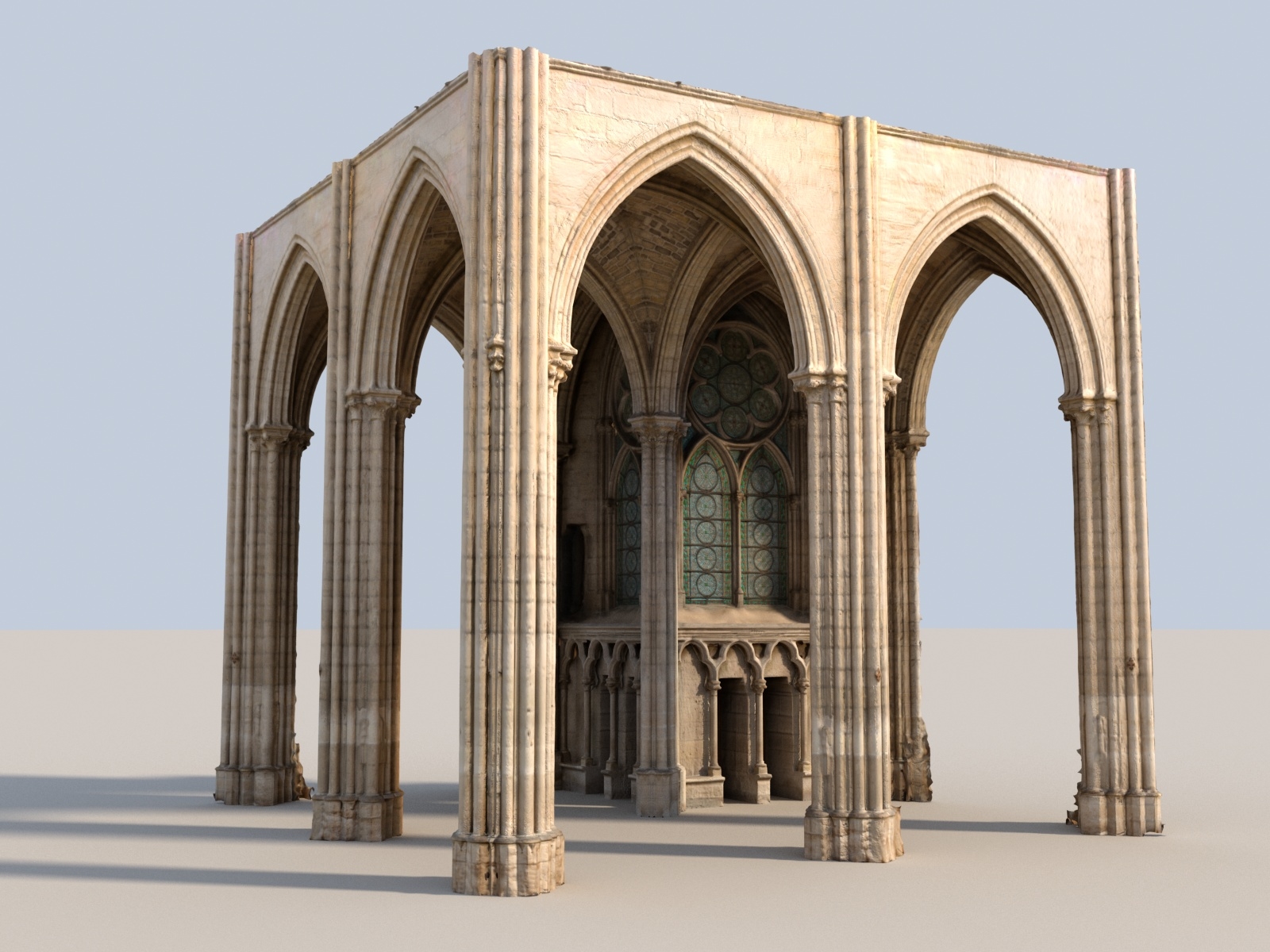 3D cathedral gothic pack 32 model - TurboSquid 1387189