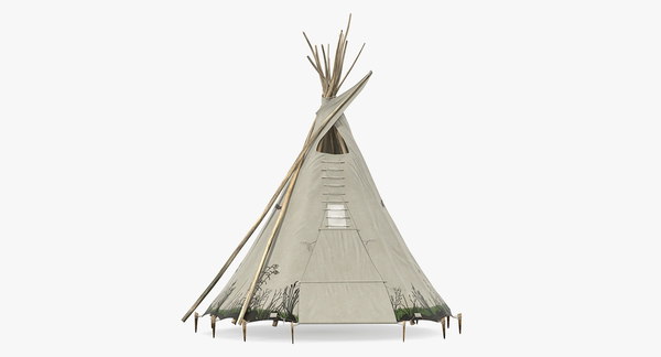 Traditional tipi 3D model - TurboSquid 1387640