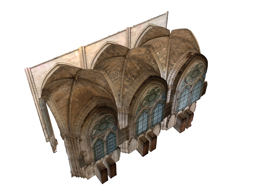 modelo 3d Muro gótico 16k - TurboSquid 1387218