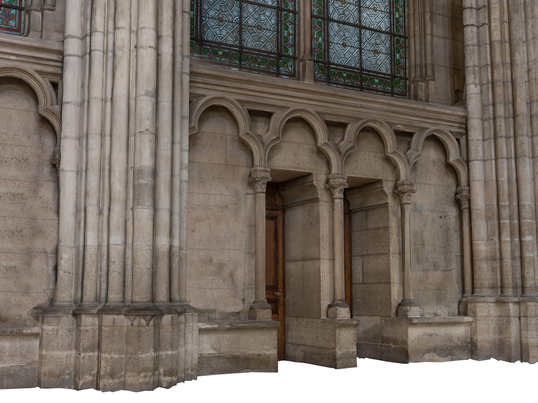 modelo 3d Muro gótico 16k - TurboSquid 1387218