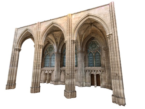 modelo 3d Muro gótico 16k - TurboSquid 1387218