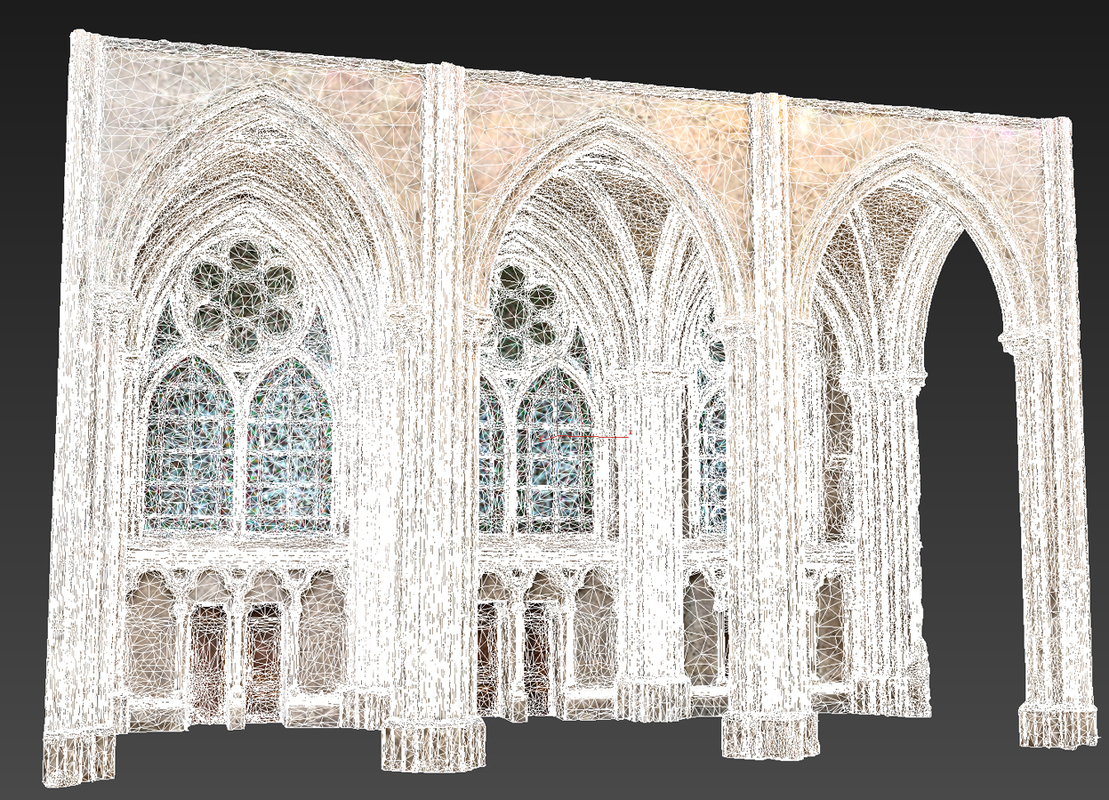 modelo 3d Muro gótico 16k - TurboSquid 1387218