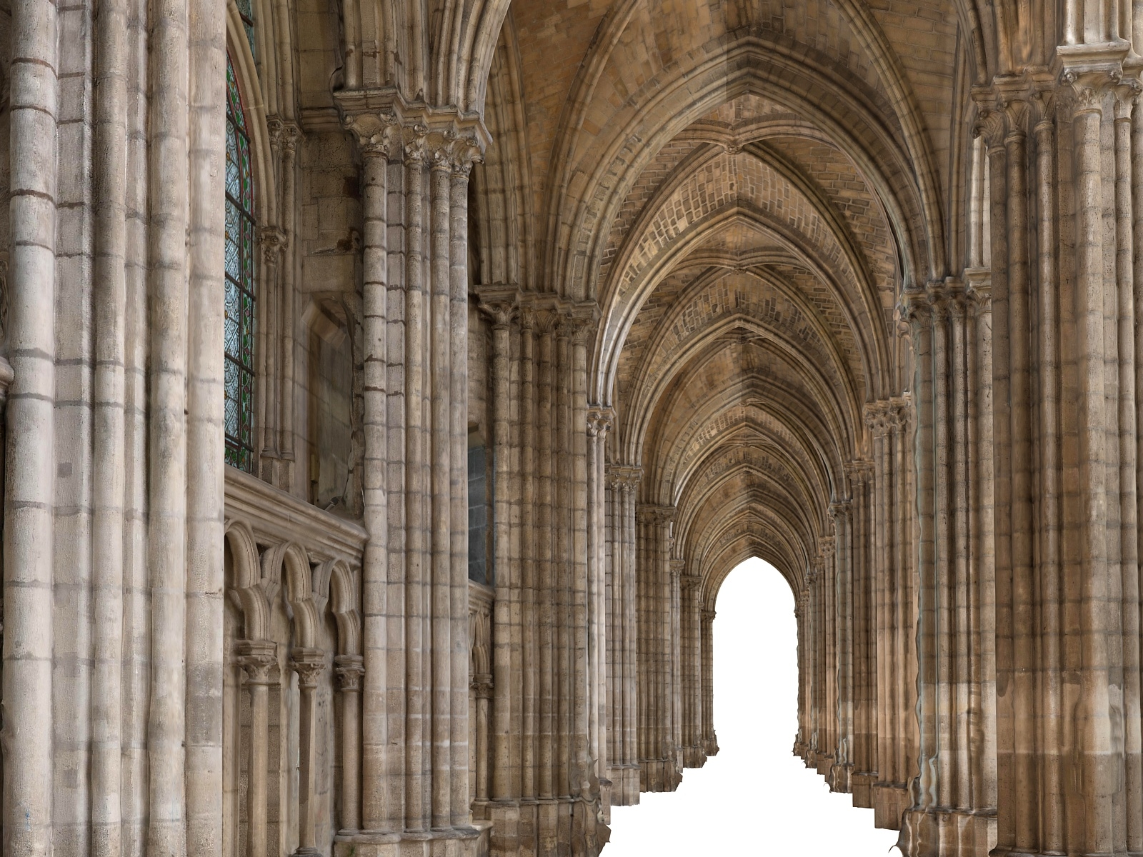 3D gothic wall 16k - TurboSquid 1387218