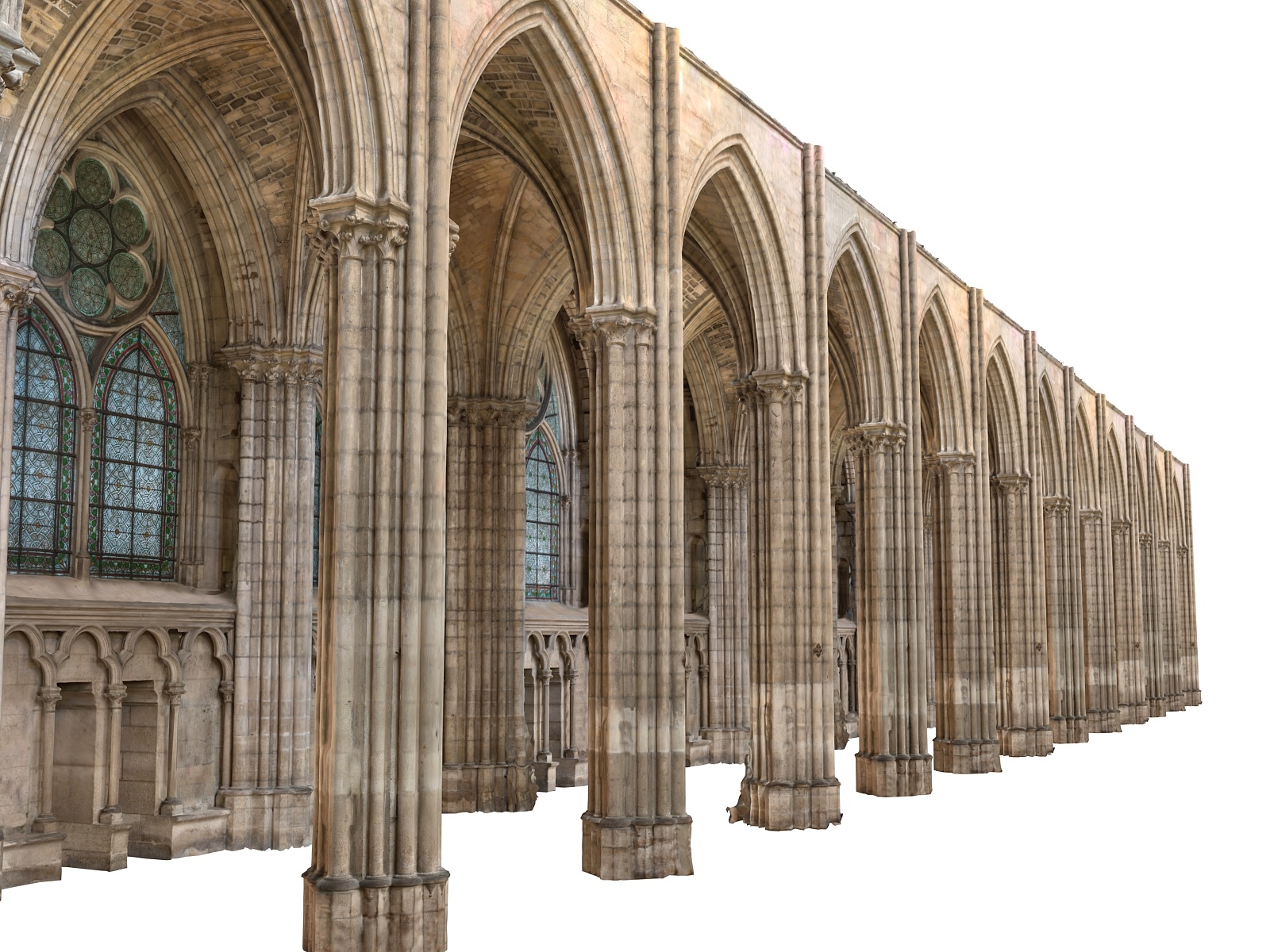 modelo 3d Muro gótico 16k - TurboSquid 1387218