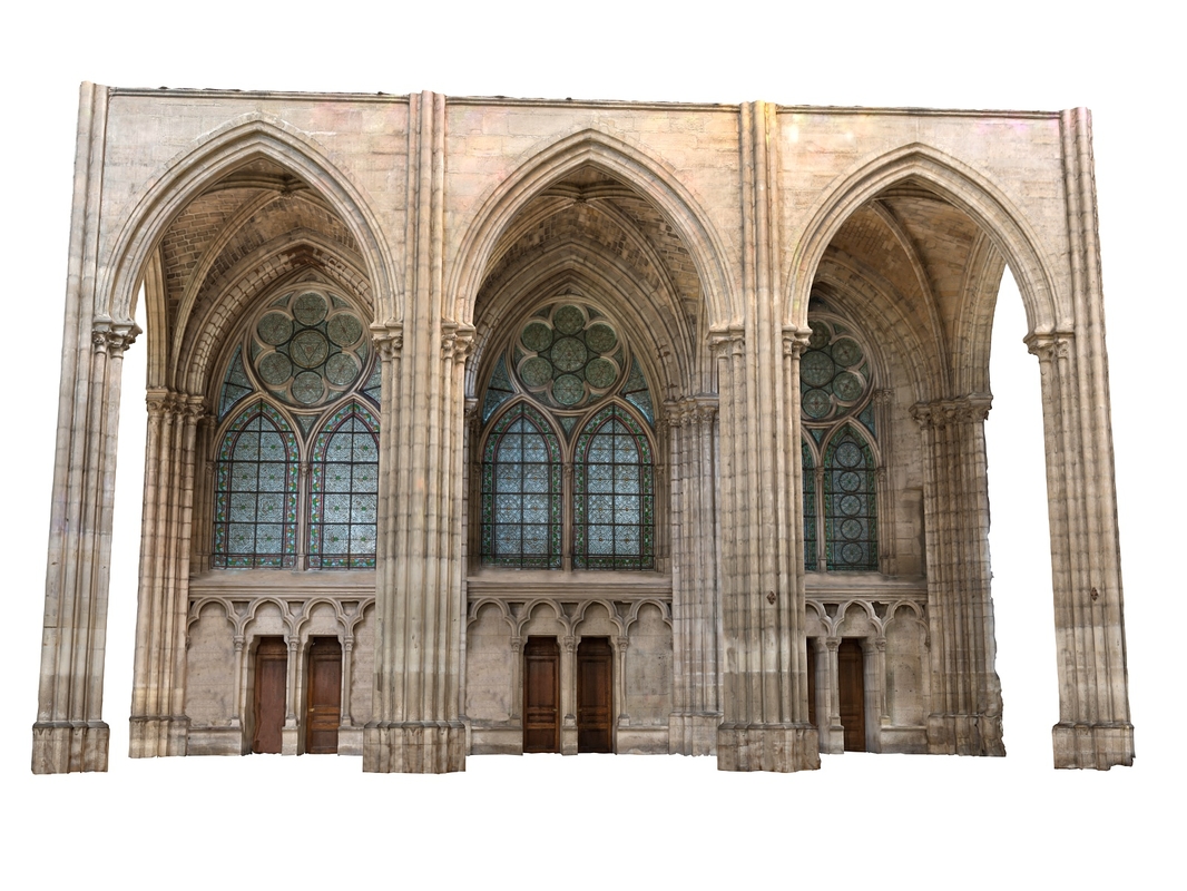 modelo 3d Muro gótico 16k - TurboSquid 1387218